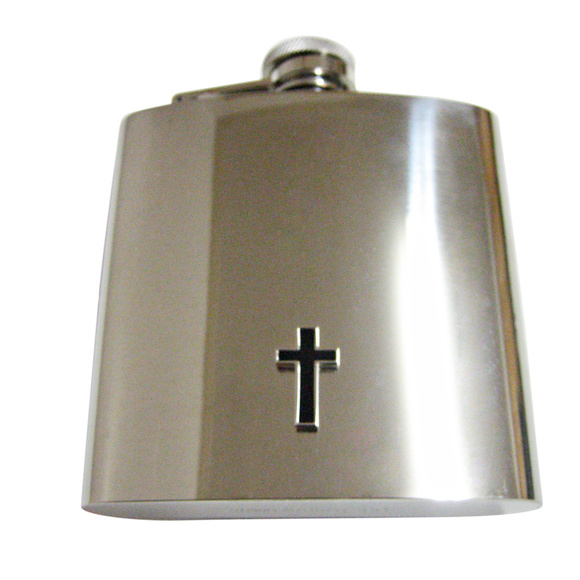 Kiola Designs | Other | Religious Black Cross Large Flask | Poshmark